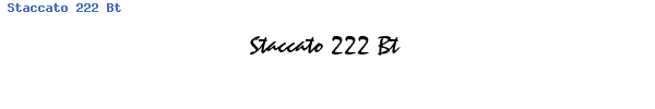 Fuente Staccato 222 Bt.ttf download, Descargar fuente Staccato 222 Bt ...